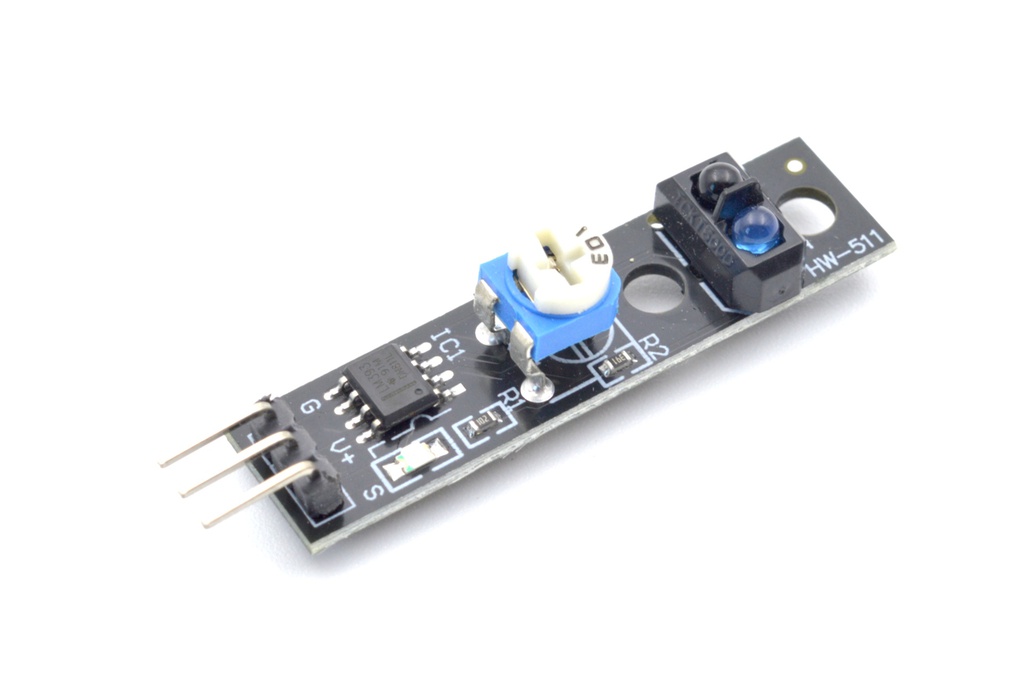 Sensor infrarrojo seguidor de línea TCRT5000 HW-511 | Digital CoDesign